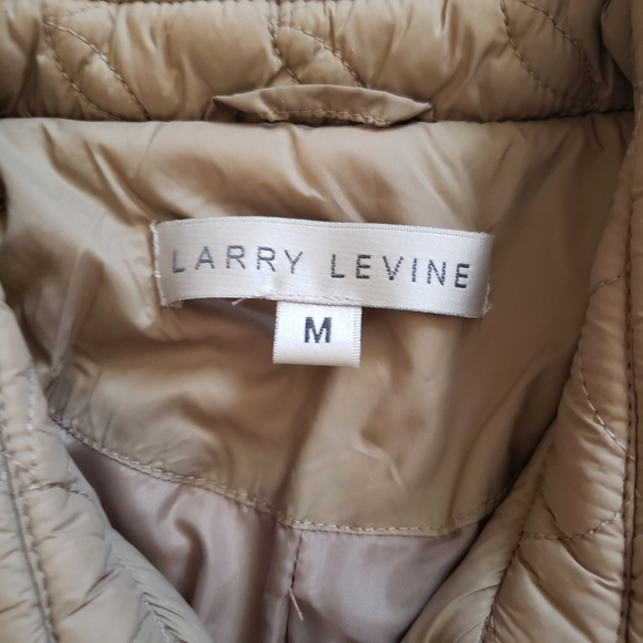 Larry Levine | Jackets & Coats | Larry Levine Quilted Jacket Tan Medium | Poshmark
